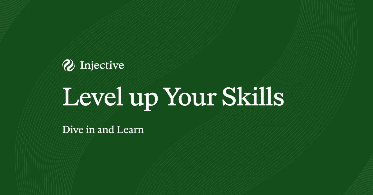 Get Started with Web3 & DeFi | Injective